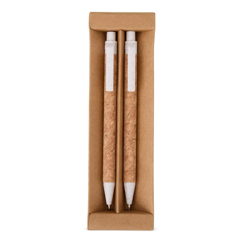 306083 - ROSICLER. Kit Ecológico Caneta e Lapiseira Cortiça - Youdu ...